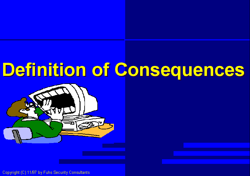 "Definition of Consequences"